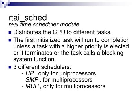 Ppt Real Time Application Interface Rtai Powerpoint Presentation