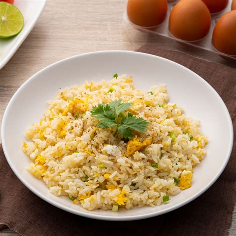 Garlic Egg Fried Rice Thai Orchid