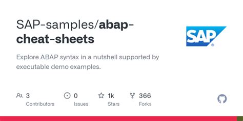 Sampath Dasarathi On Linkedin Github Sap Samplesabap Cheat Sheets
