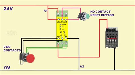 High Power Emergency Stop Relay Diagram E Stop Wiring Diagra