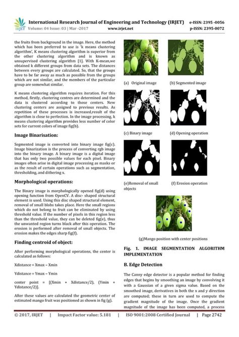 Image Processing Algorithm For Fruit Identification Pdf