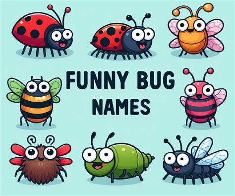 450 Funny Bug Names Ideas Names Nick