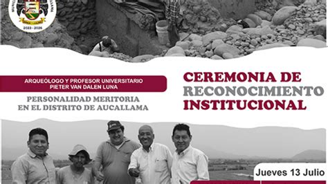 Municipalidad Distrital De Aucallama Realizará Histórico Acto De