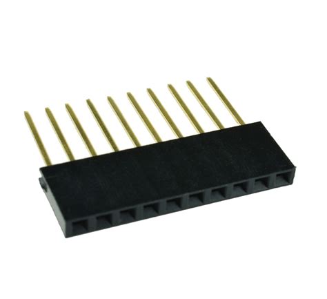 6 8 10pin female tall stackable header connector socket arduino shield