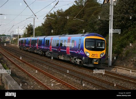 First Class 185 Diesel Multiple Unit Dmu At Hest Bank On The West