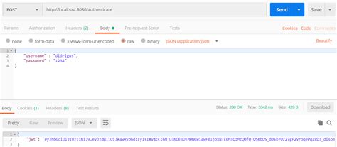 Github Didrlgusspring Security Jwt Jwt를 이용한 토큰기반 인증처리 연습
