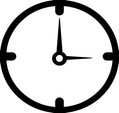 Vector Clock Icon 25323064 Vector Art At Vecteezy