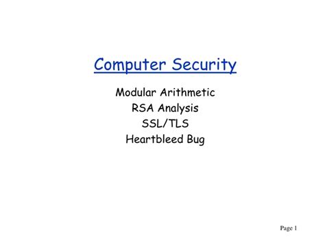 Ppt Computer Security Powerpoint Presentation Free Download Id9511800