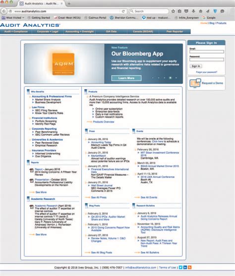 Audit Analytics The Cpa Journal