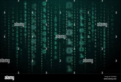 Abstract Technology Background Binary Data And Streaming Binary Code Background Stock Photo Alamy