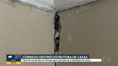 Vídeo Córrego Destrói Casas Em Cidade Ademar Na Zona Sul De Sp Bom