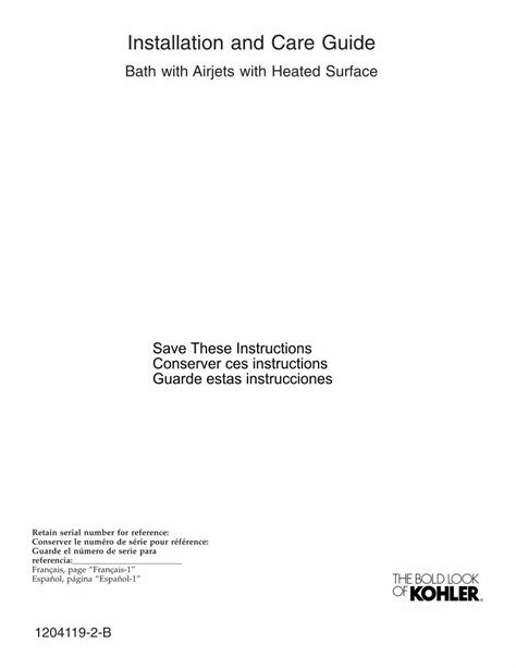 Pdf Installation And Care Guide With Copper Wire Equivalent In Size