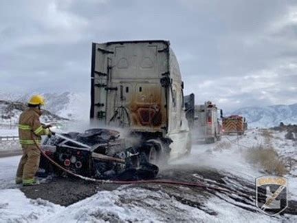 Idaho State Police Thank Motorist Who Reported Big Rig Fire