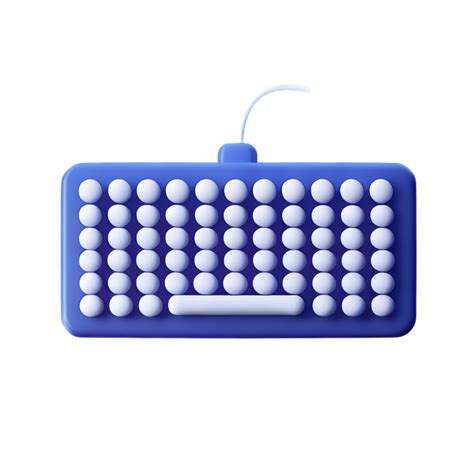 keyboard 3d rendering icon illustration 28589194 png