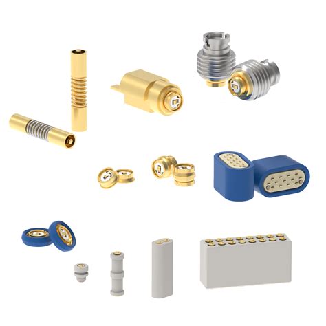 Rf Solderless Board Connectors Rf Coaxial Connectors Products
