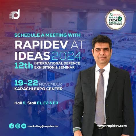 Rapidev On Linkedin Ideas2024 Rapidev Rapidevdmcc Defensetechnology Karachi