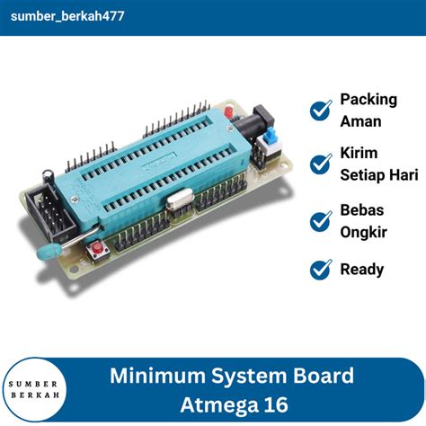 Jual Minimum System Board Atmega16 Kota Surabaya Sumberberkah477 Tokopedia