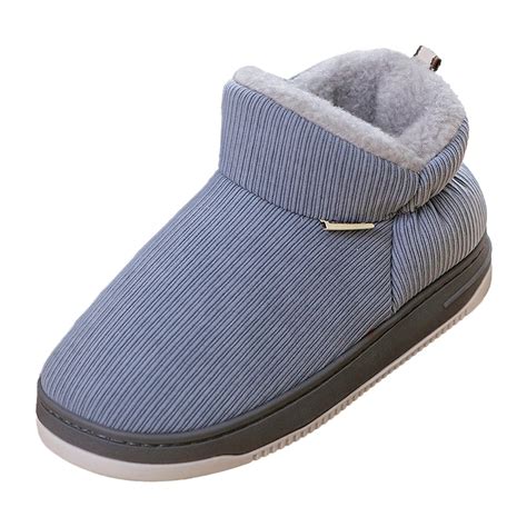 Quealent Adult Men Shoes Rubber Snow Boots For Men Mens Couple Casual