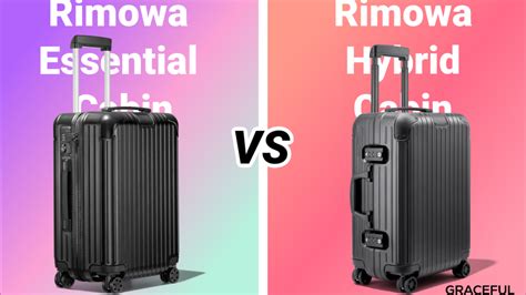 Rimowa Essential Cabin Vs Rimowa Hybrid Cabin Rimowa Hybrids Essentials