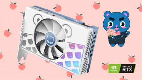 Yeston Unveils The Adorable Geforce Rtx 4060 With Bear Character Design