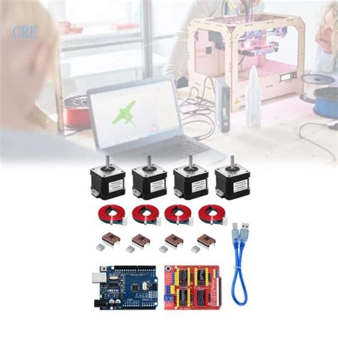 Cre อุปกรณ์เสริมเครื่องพิมพ์ 3d Cnc V3 เครื่องแกะสลัก Unor3 รุ่นปรับปรุง A4988 Shopee