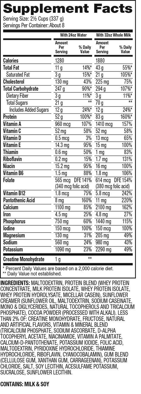 DYMATIZE SUPER MASS GAINER 2943gr