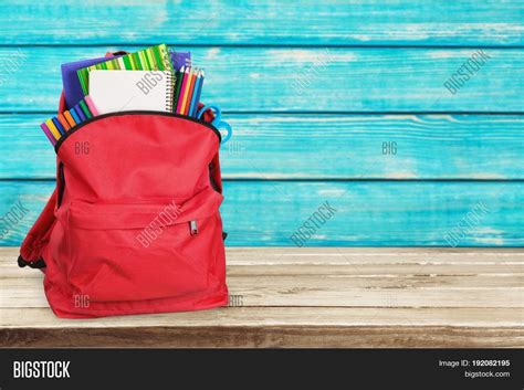 Back School Backpack Image And Photo Free Trial Bigstock