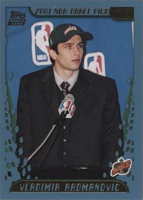 2001 02 Topps Draft Pick Vladimir Radmanovic 232 Rc For Sale Online Ebay