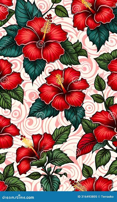 Vector Illustration Repeating Wallpaper Pattern Seamless Pattern Of