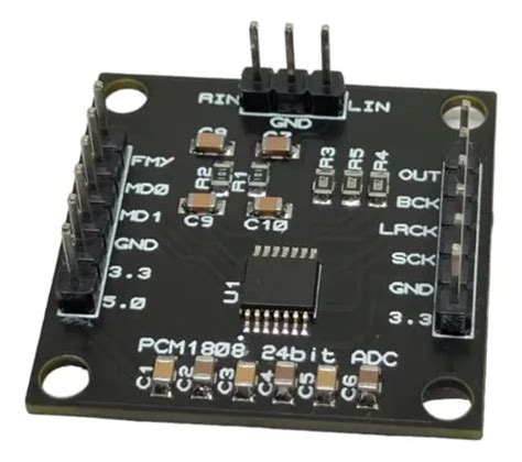 Pcm1808 Convertidor A/d Adc Audio Estereo 24 Bits I2s Esp32 | MercadoLibre