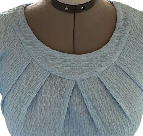 Womens Pleated Neckline Dress Pattern Pleated A Line Skirt Etsy Artofit