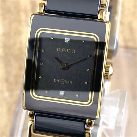 【目立った傷や汚れなし】【1円〜】rado ラドー 腕時計 レディース 2pダイヤ Diastar ダイヤスター 15336062n