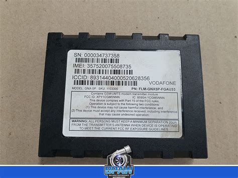 Ford Fg Zr6 Module Vodafone Ebay