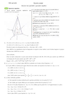 Exercice Corrige Pyramide Et Cone Pdf Notice Manuel D Utilisation
