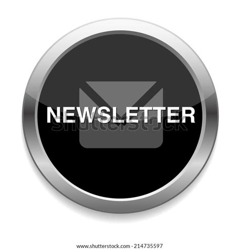 newsletter button stock vector royalty free 214735597 shutterstock