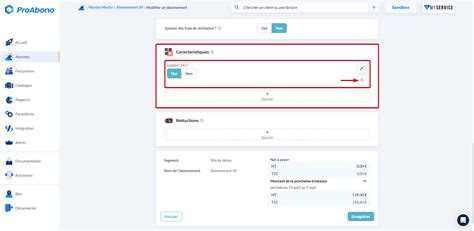 Comment Modifier Les Caractéristiques Dans Un Abonnement Assistance And Documentation Proabono