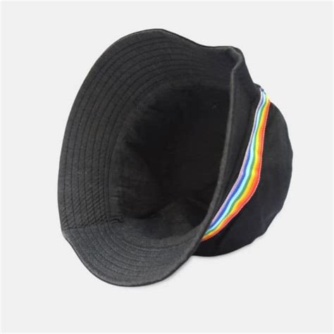 Ska Plain Rainbow Ribbon Bucket Hats Ska Clothing