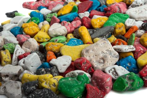 Candy Pebbles Isolated Stock Image Image Of Food Color 164557195