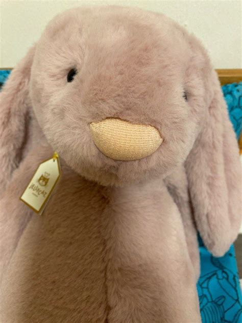 Jellycat Bashful Luxe Bunny Rosa Medium And Huge Hobbies And Toys Toys