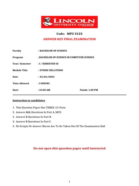 ans key bsc c s first yr ethnic relations set b pdf malaysia