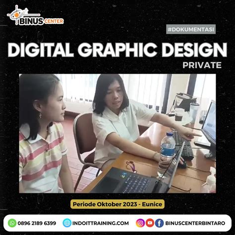 Dokumentasi Kelas Digital Graphic Design BINUS CENTER