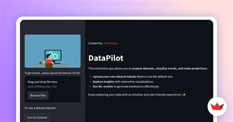 New Amitdoda1983automl Streamlit App Show The Community Streamlit