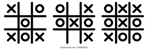 Tic Tac Toe Sketch Style Game Stock Vector Royalty Free 2294256349 Shutterstock