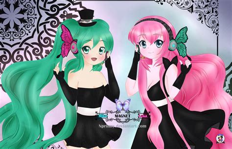 Miku Luka Magnet By Nprinny On Deviantart