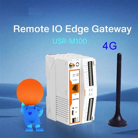 Din Rail Industrial 4g Lte Remote Io Edge Gateway Usr M100 Eau Támogatás Modbus Mqtt Soros Port