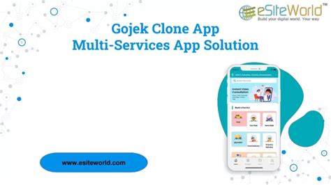 PPT Gojek Clone App Multi Services App Solution PowerPoint Presentation ID