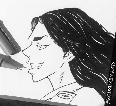 Baji Keisuke Tokyo Revengers Female Sketch Anime Instagram