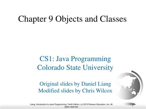Ppt Object Oriented Programming Concepts And Classes In Java Powerpoint