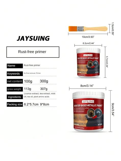 A Set Of Anti Corrosion Conversion Coating Primer Converter For Rust Removal And Anti Rust Metal