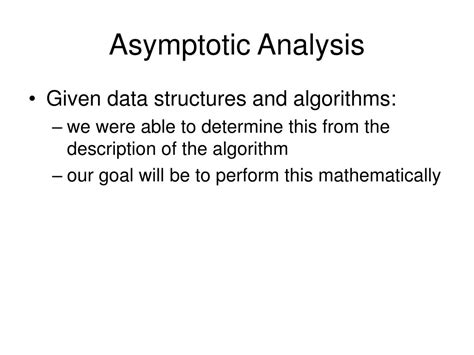 Ppt Asymptotic Analysis Powerpoint Presentation Free Download Id 3802584